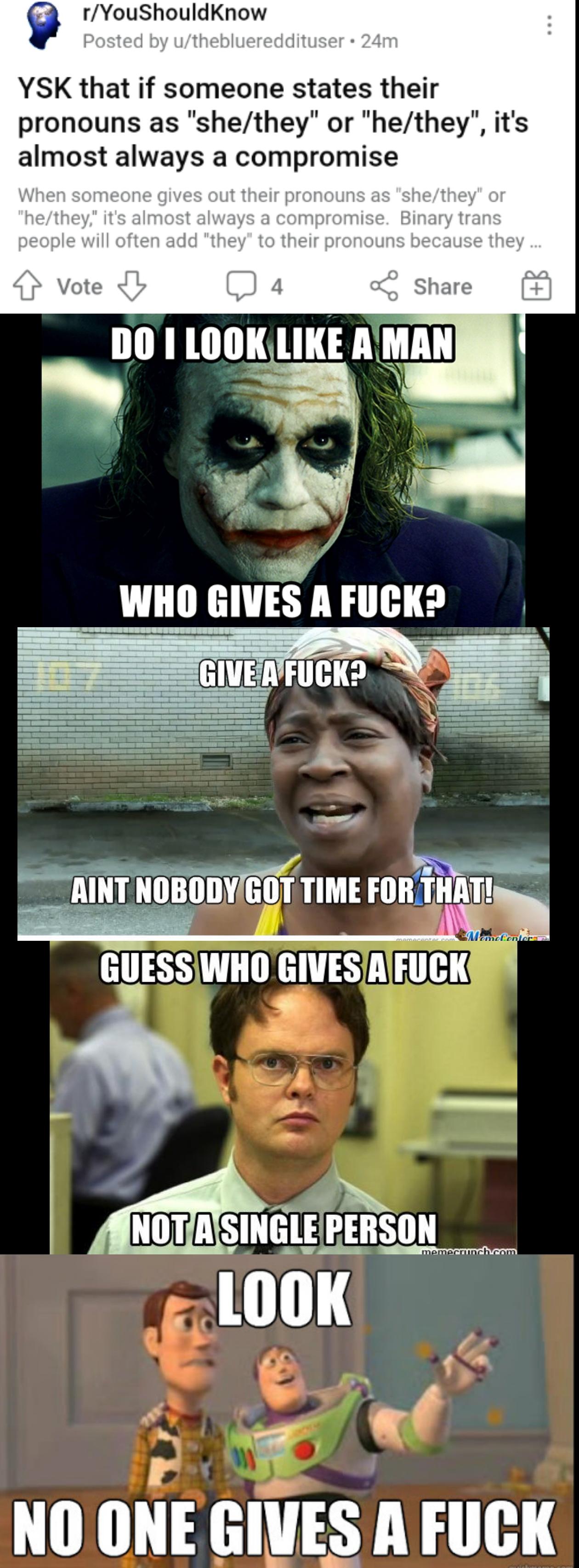 Zero fucks given | Scrolller