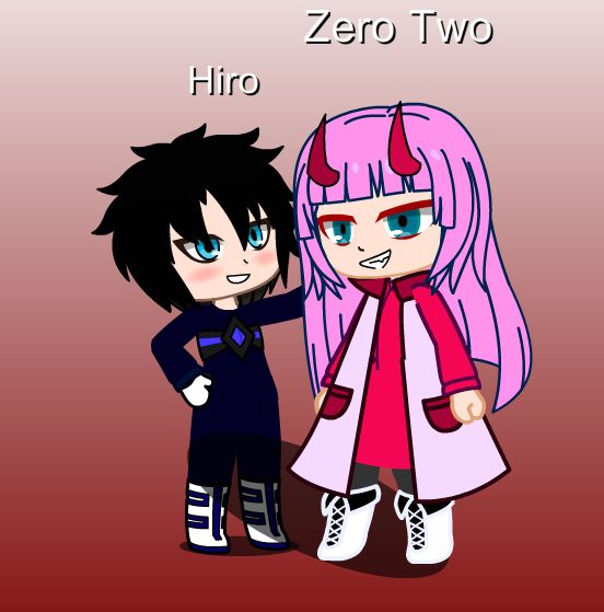 Zero Two and Hiro | Scrolller