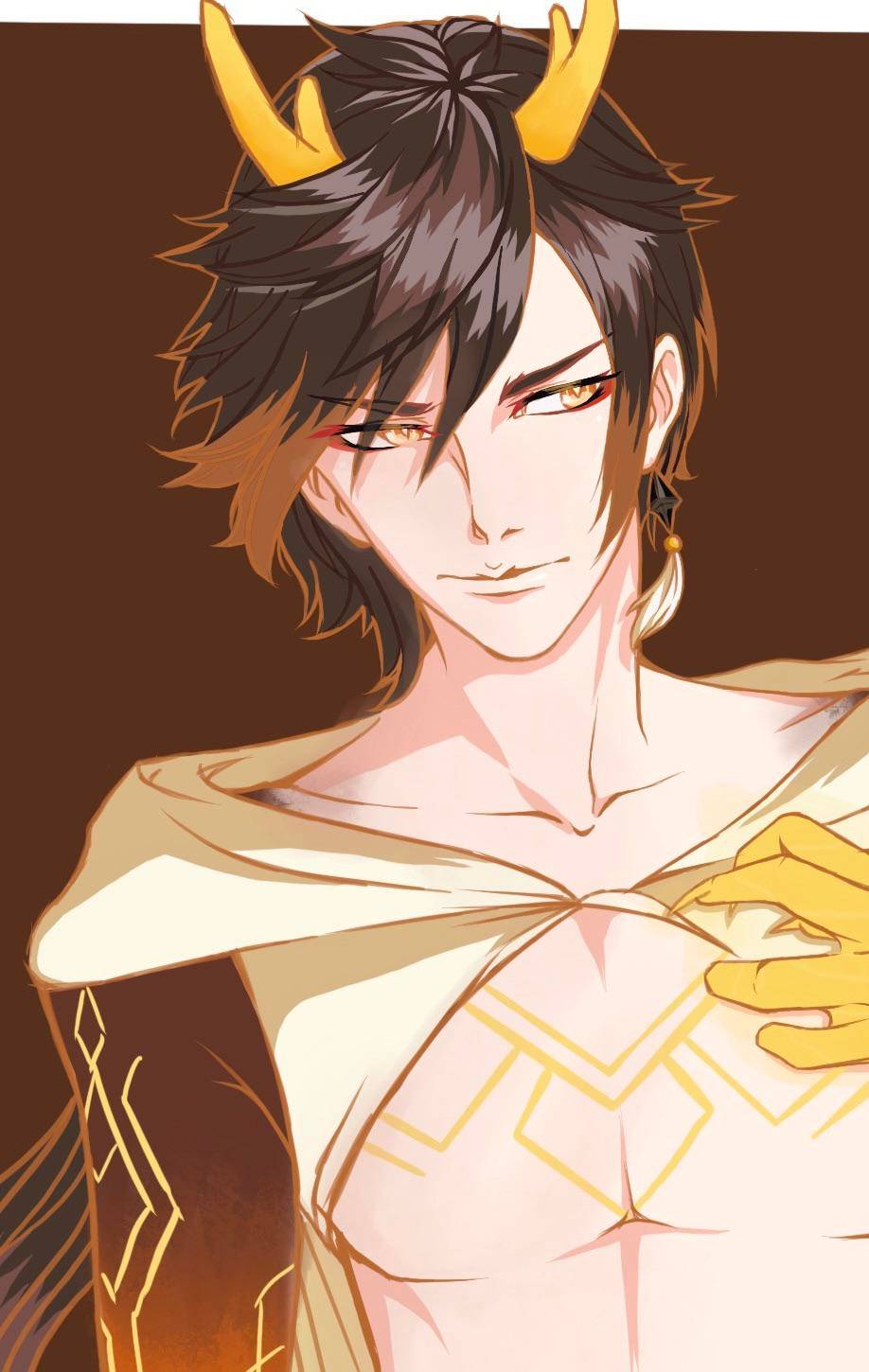 Zhongli in Archon form, art by me- | Scrolller