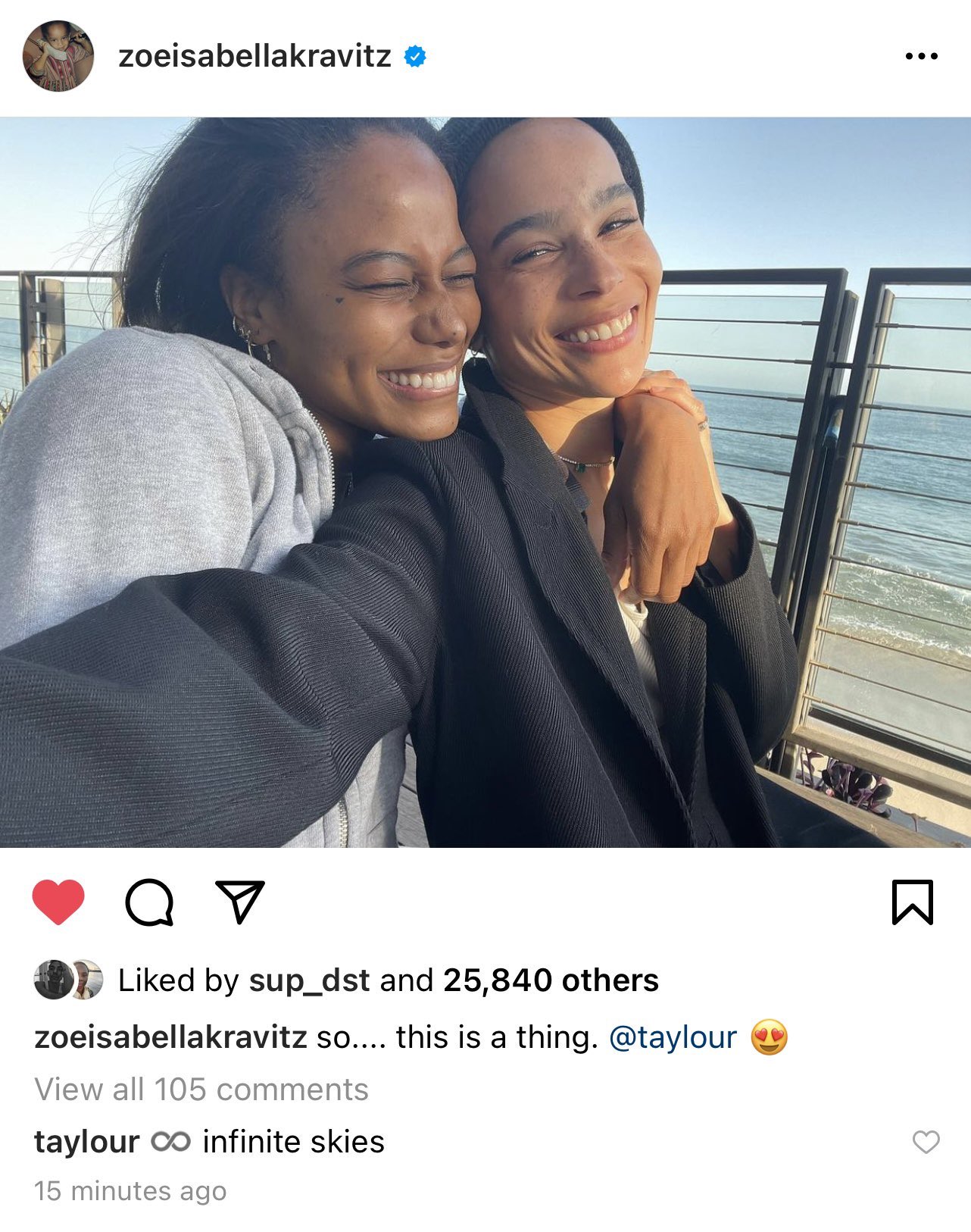 Zoë has a girlfriend? | Scrolller