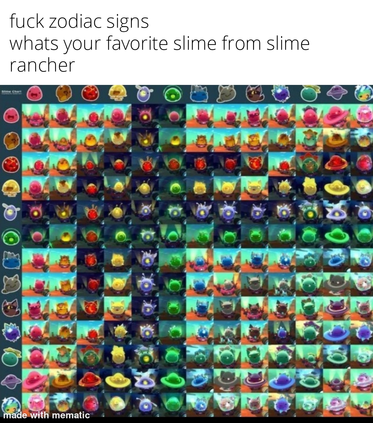 Zodiac slimes | Scrolller