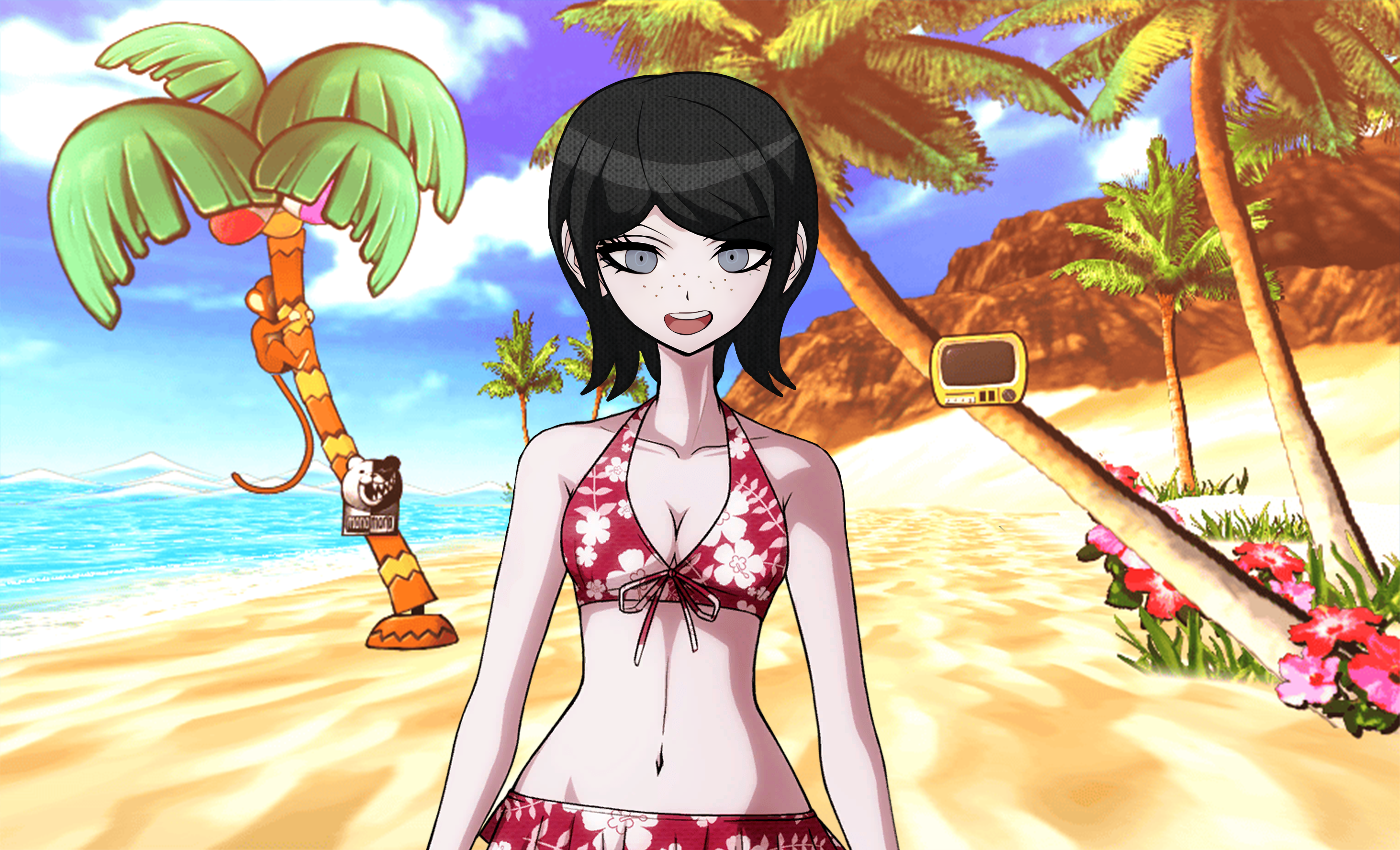 (1-6) DR:S Mukuro Ikusaba Bikini Sprite Set (link in originals comments) | Scrolller