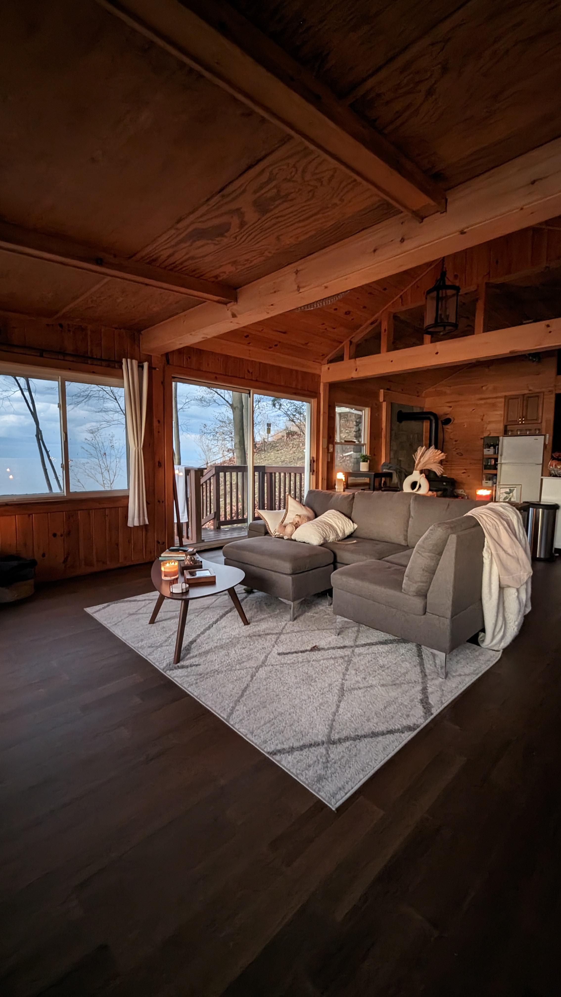 100 year old cabin with modern interior | Scrolller