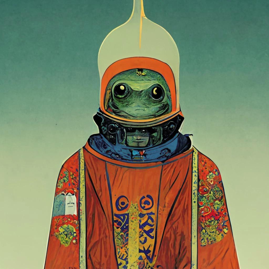2322, monk of the holy order of the Buddhist Frogs | Scrolller