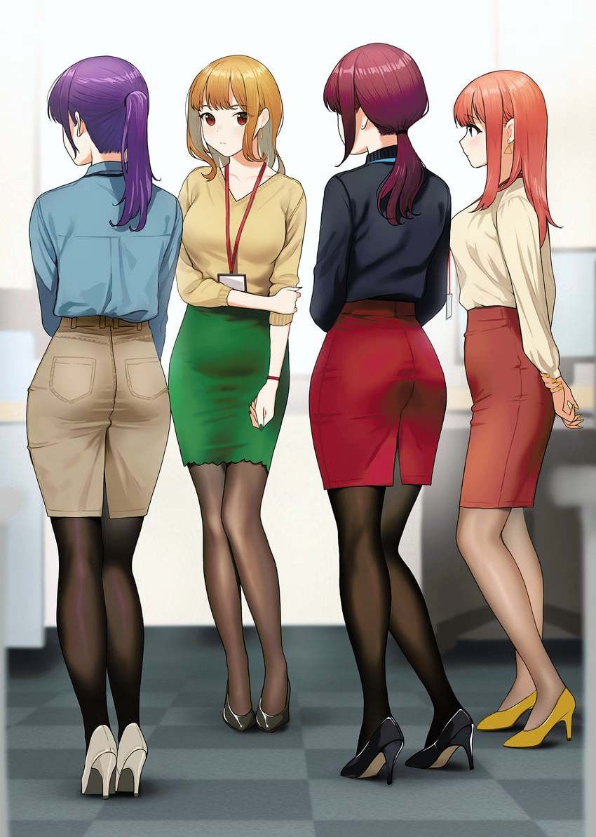 A gaggle of office ladies | Scrolller
