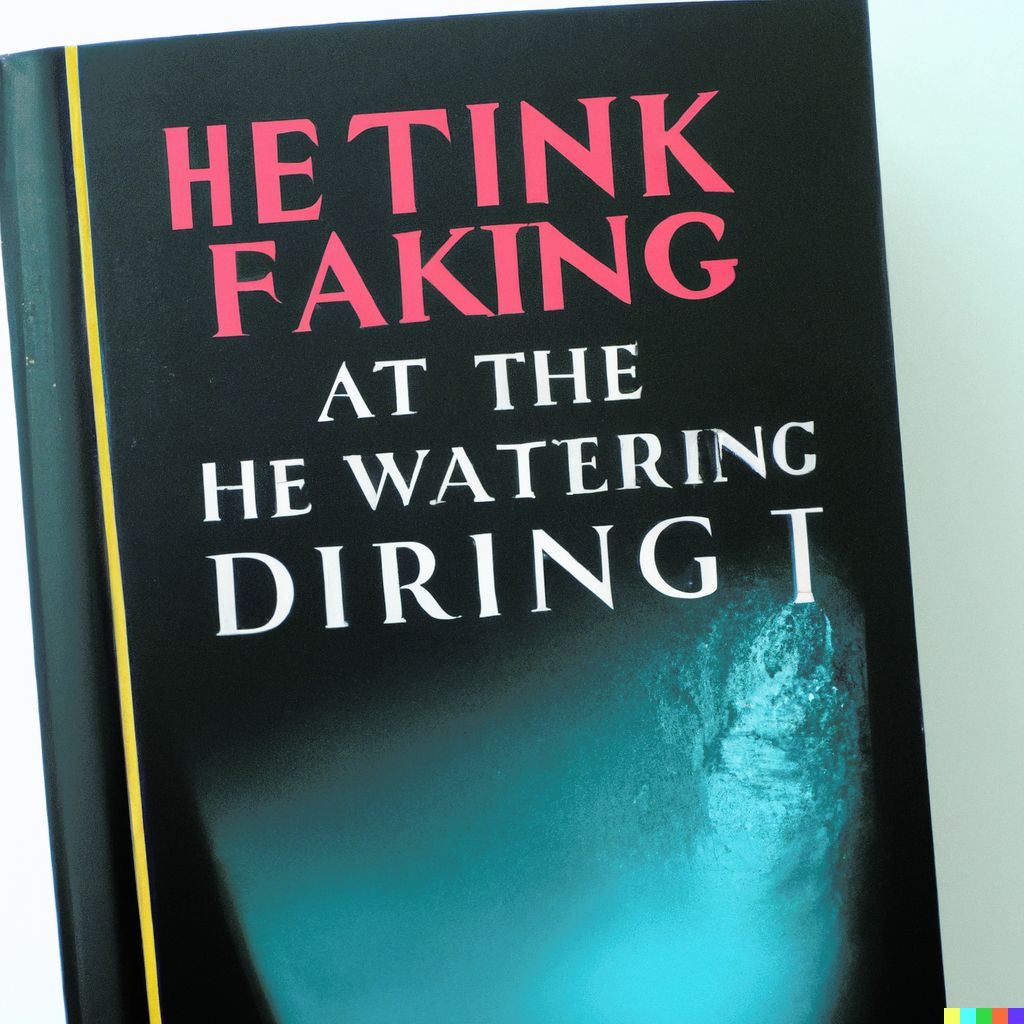 A novel about 'drinking water is unhealthy', first edition, hardback | Scrolller