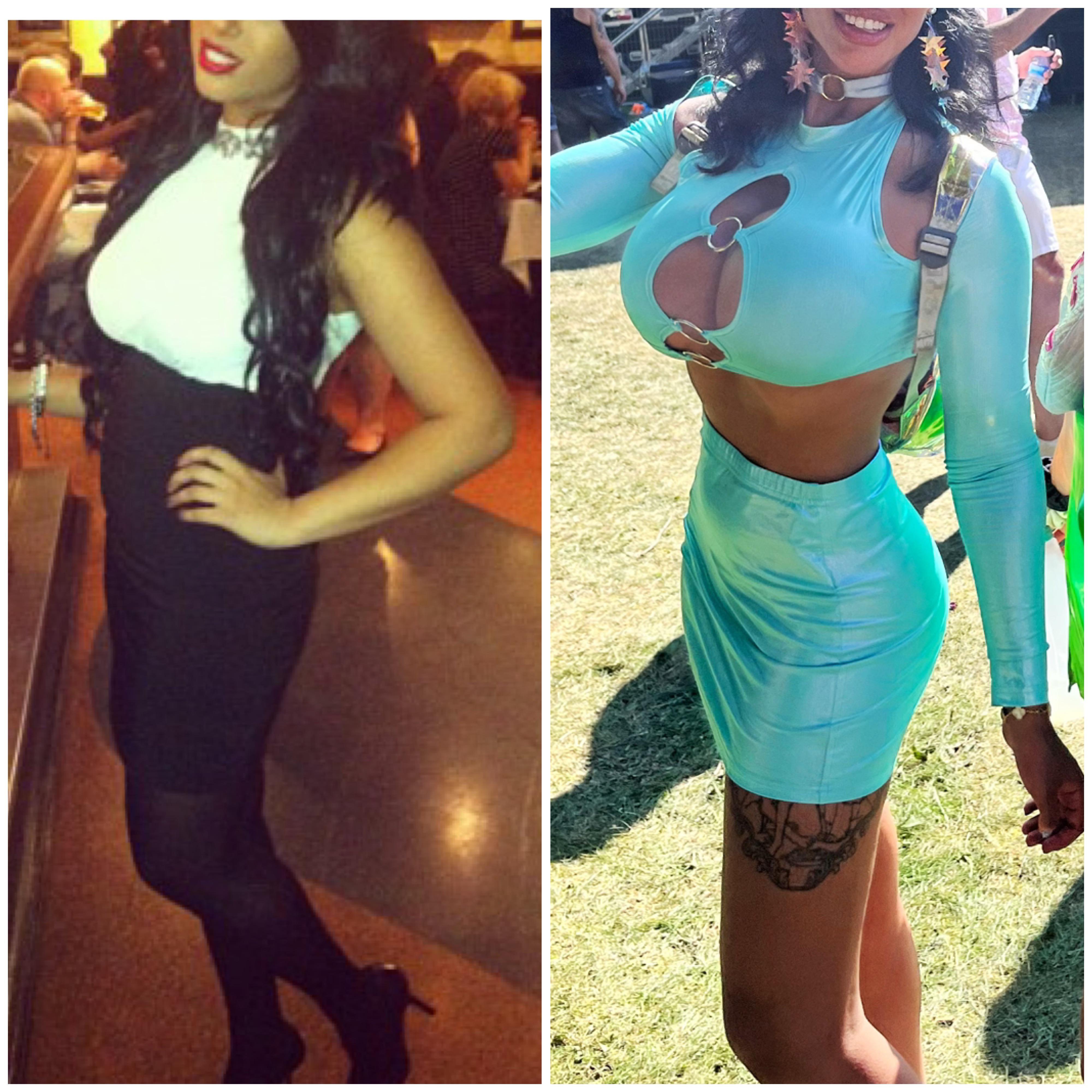 A real bimbo can be both! 10 year difference :) | Scrolller