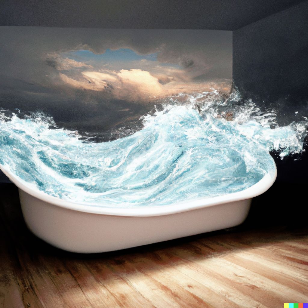 a stormy bathtub | Scrolller