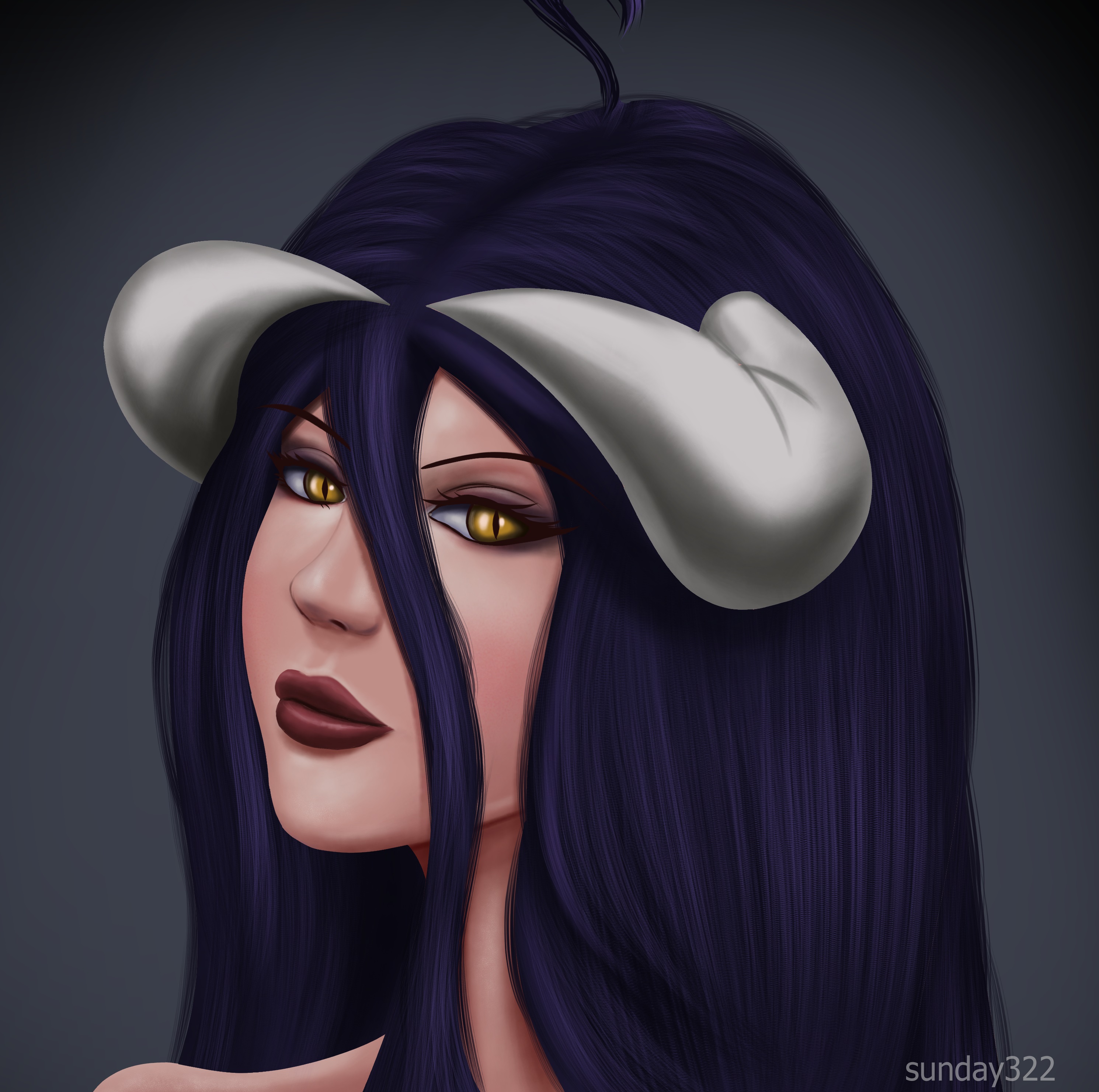 Albedo portrait :) | Scrolller