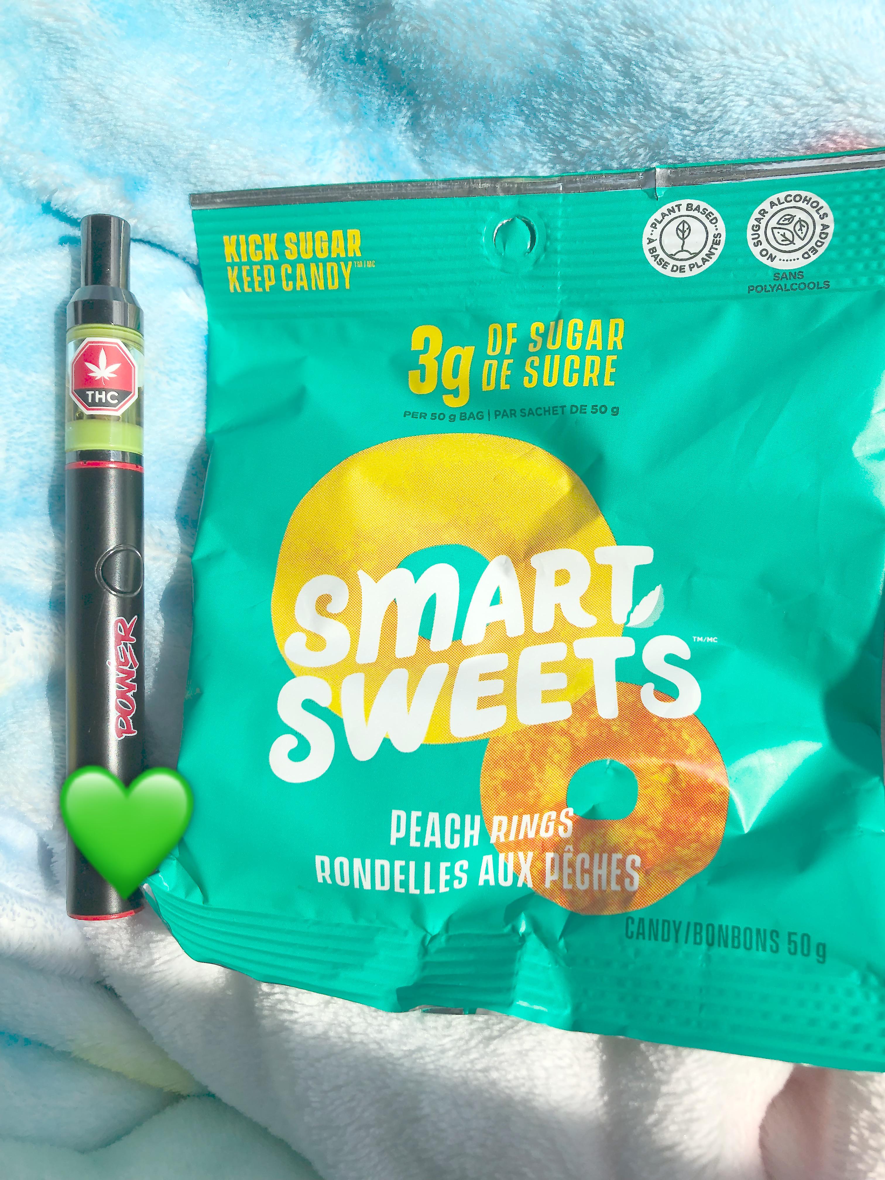 Alien OG taste just like peach rings, perfect for road trip | Scrolller