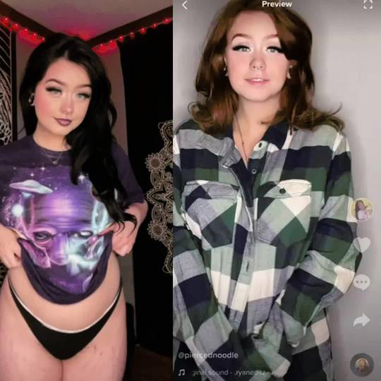 Alt slut shows off her goods | Scrolller