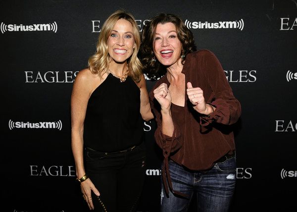 Amy & Sheryl Crow attend the Eagles in their first ever concert at the Grand Ole Opry House on ...