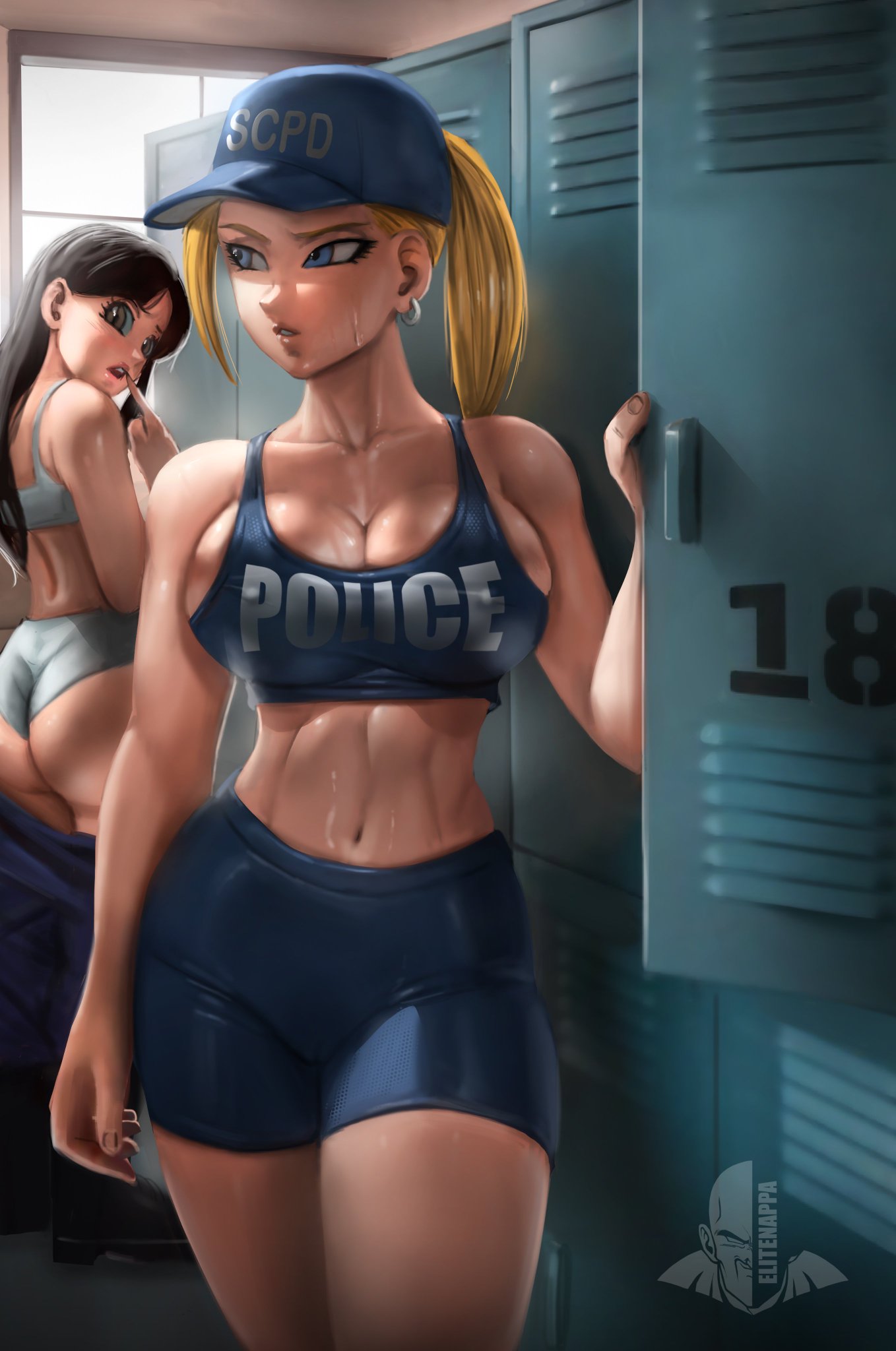 Android 18 at the gym (Elitenappa) [Dragon Ball]r | Scrolller