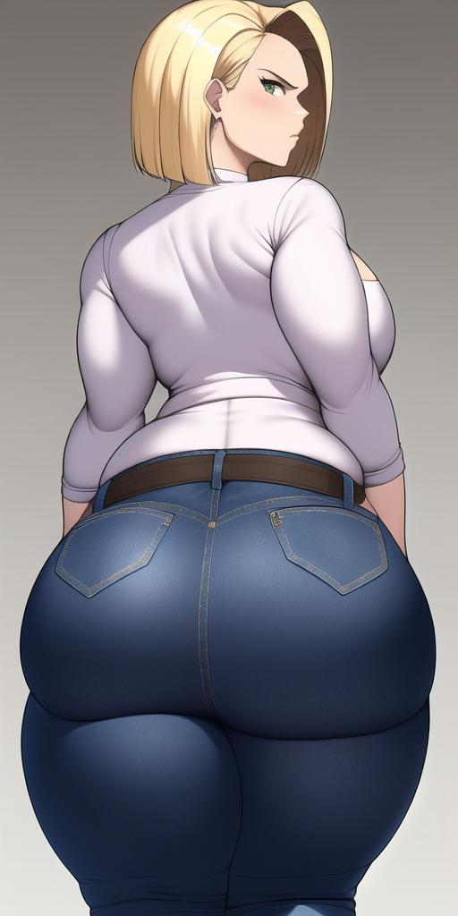 Android 18’s Deliciously Huge, Phat Booty Cheeks. Literally Made For Backshots | Scrolller