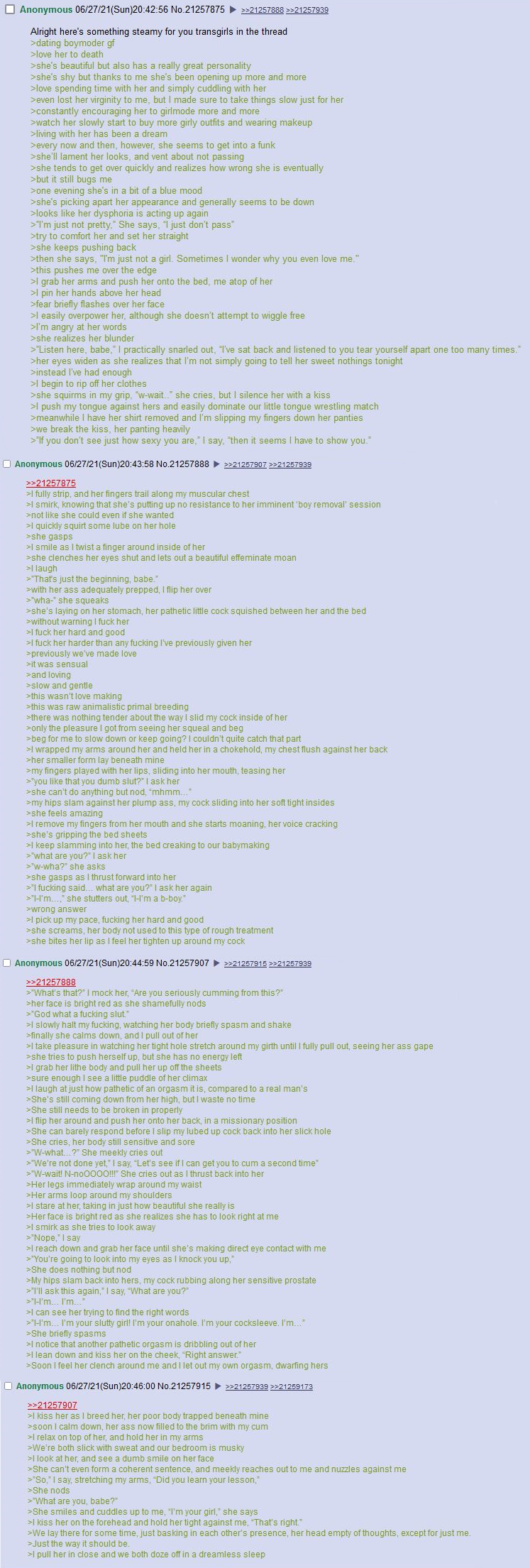 Anon's BF get's tired of her brainworms | Scrolller