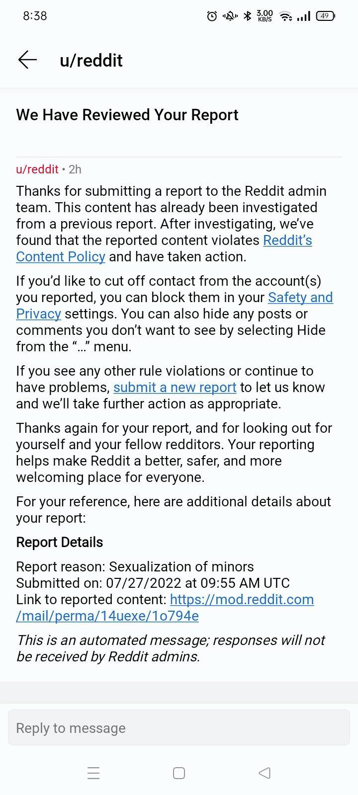 Any requests for minor porn will be reported it's unacceptable and won't be tolerated just vile ...