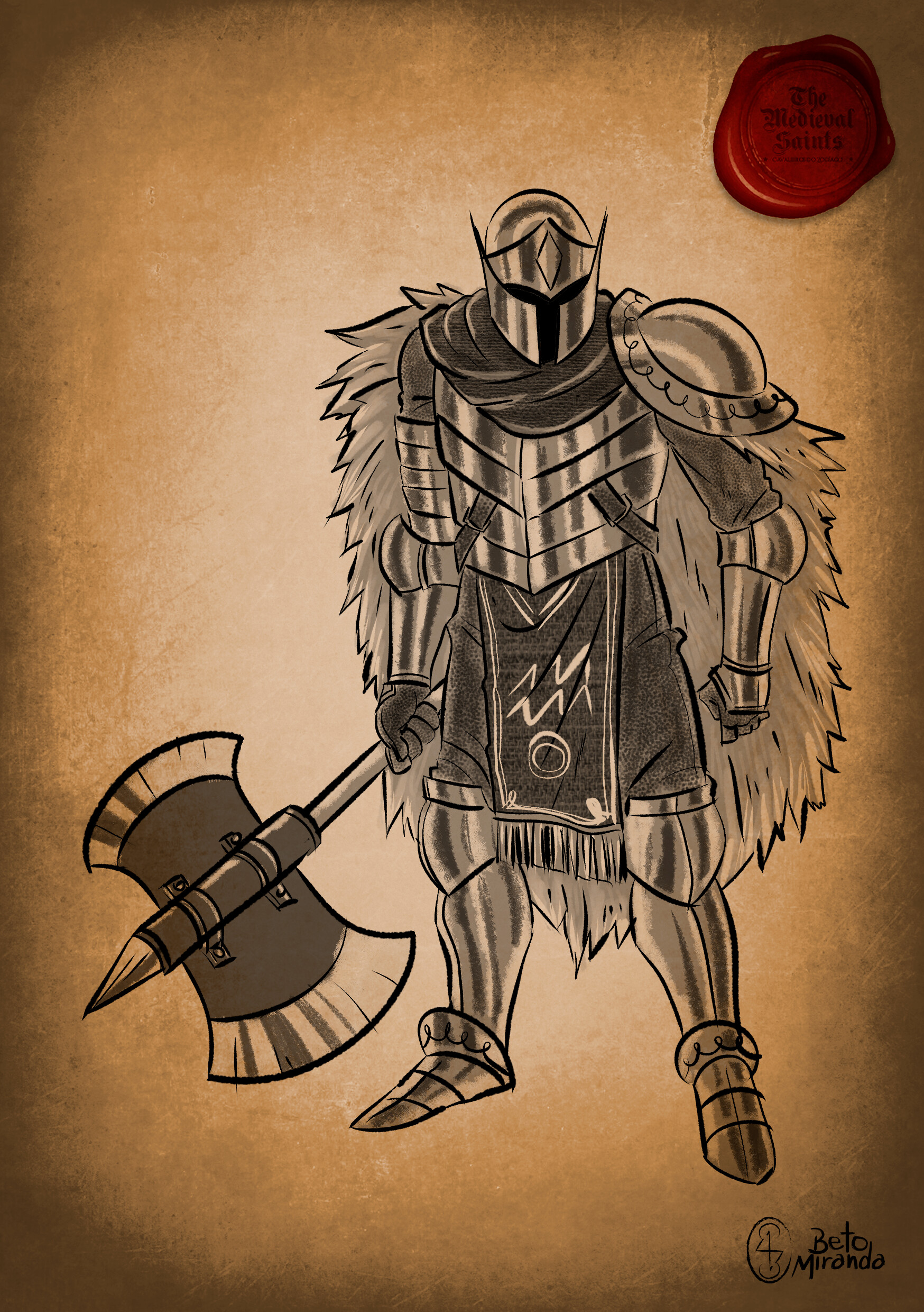 Aquarius Knight by Beto Miranda | Scrolller