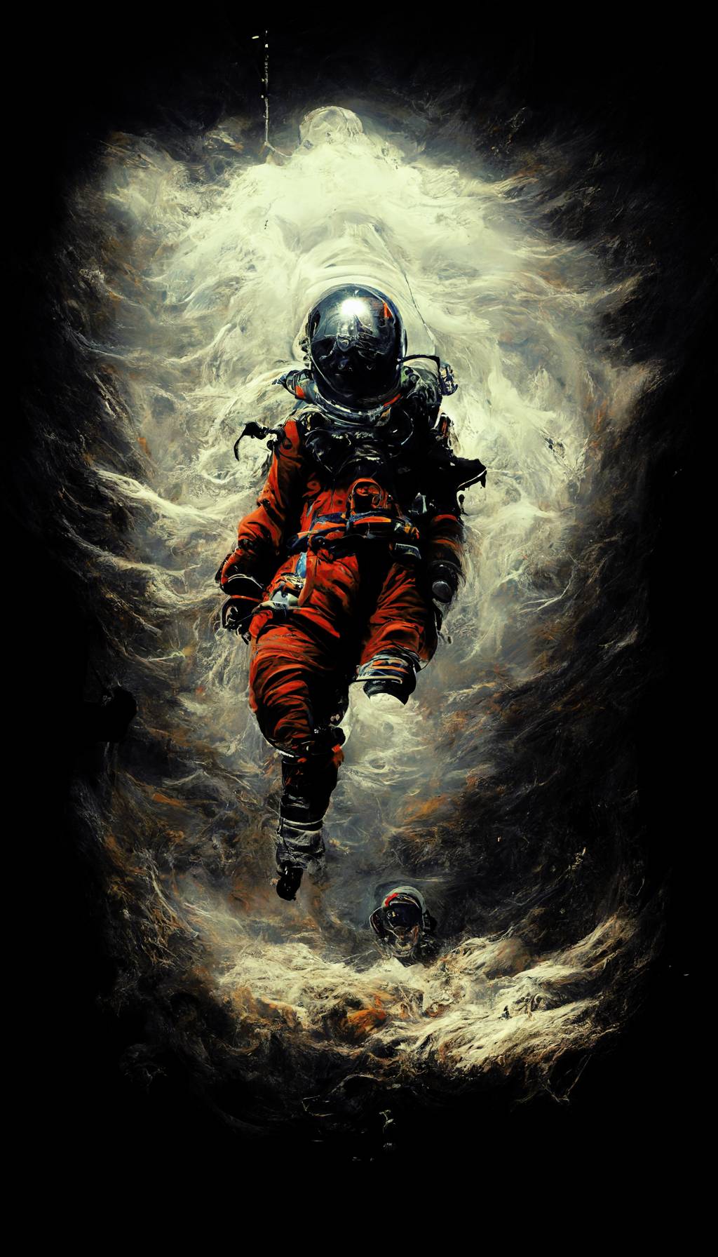 astronaut floating in space | Scrolller