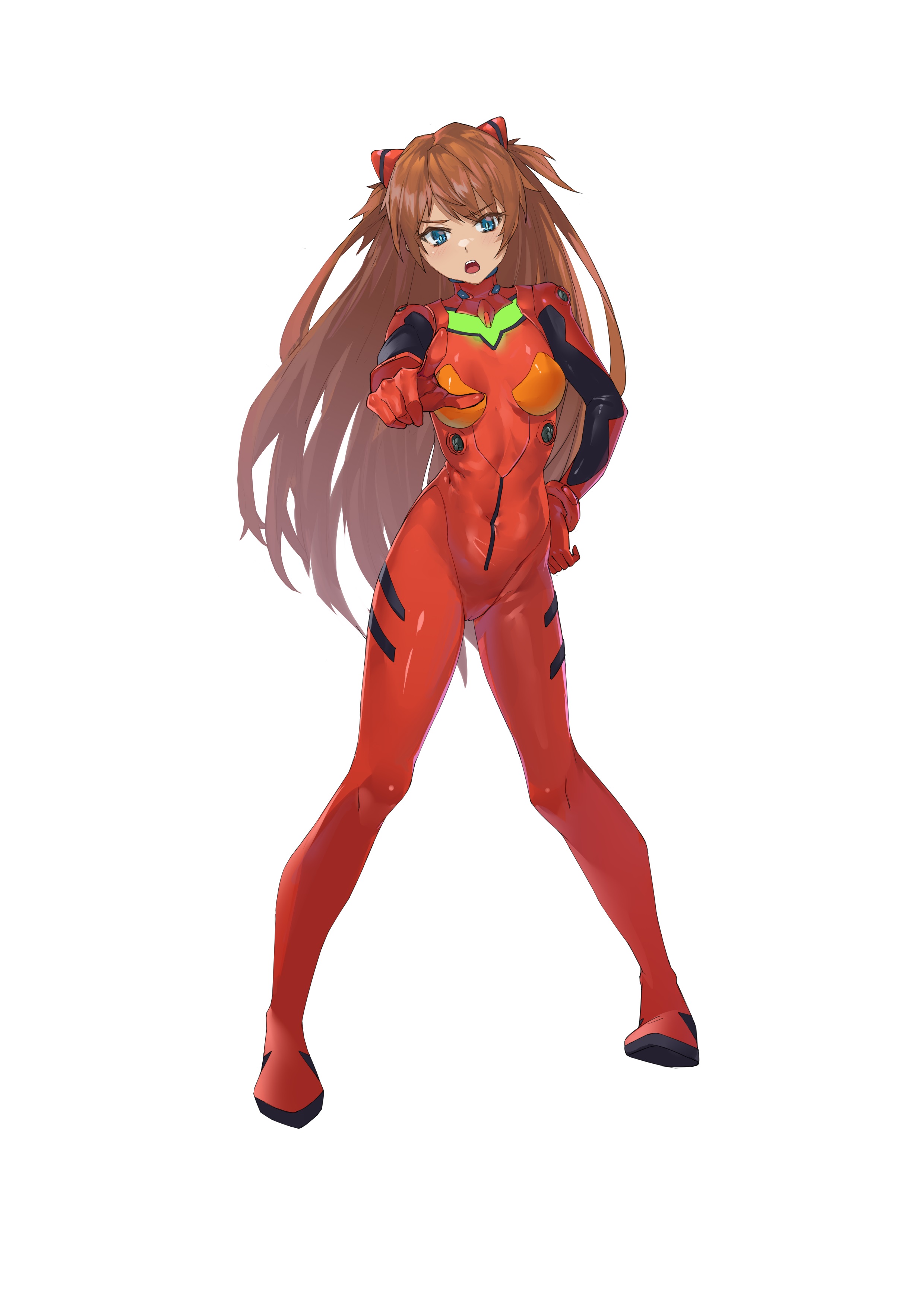 Asuka Langley Soryu plugsuit by 壳中小鸟 | Scrolller