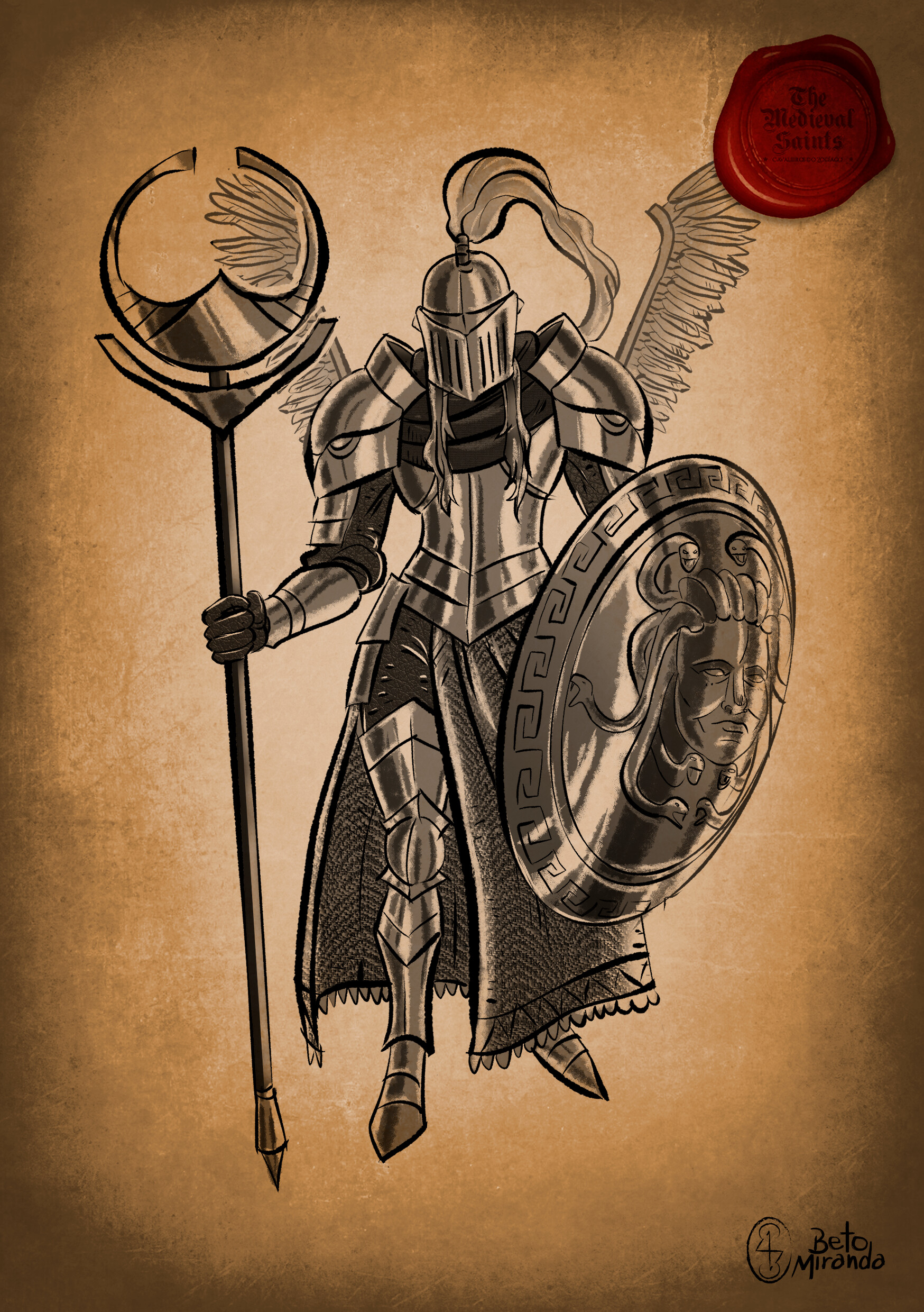 Athena by Beto Miranda | Scrolller