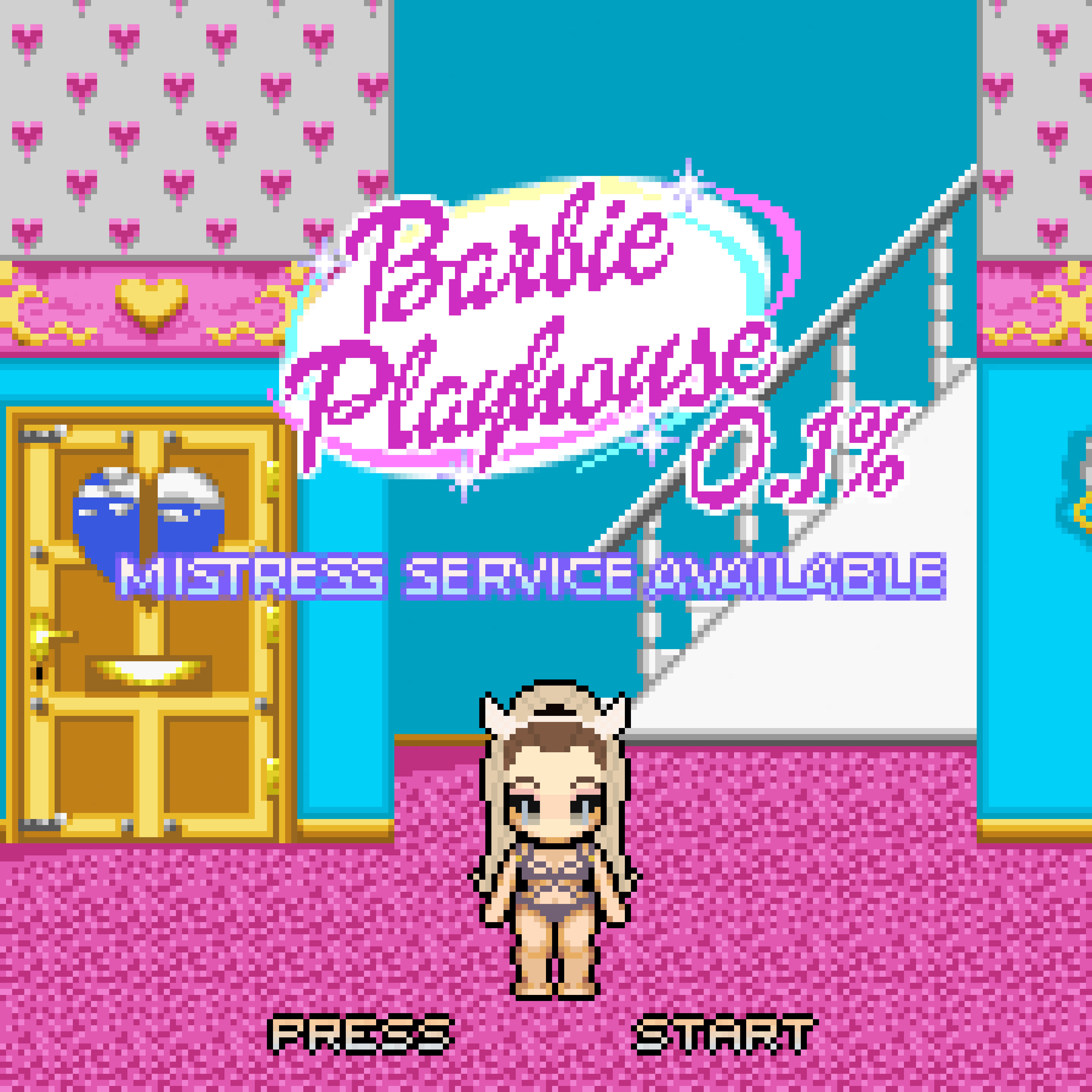 Barbie Playhouse mistress Pixel Art 8-BIT | Scrolller