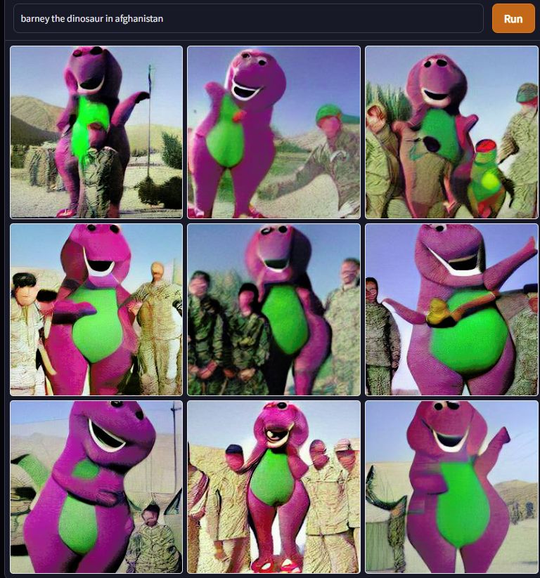Barney What are you doing in Afghanistan!!?!? | Scrolller