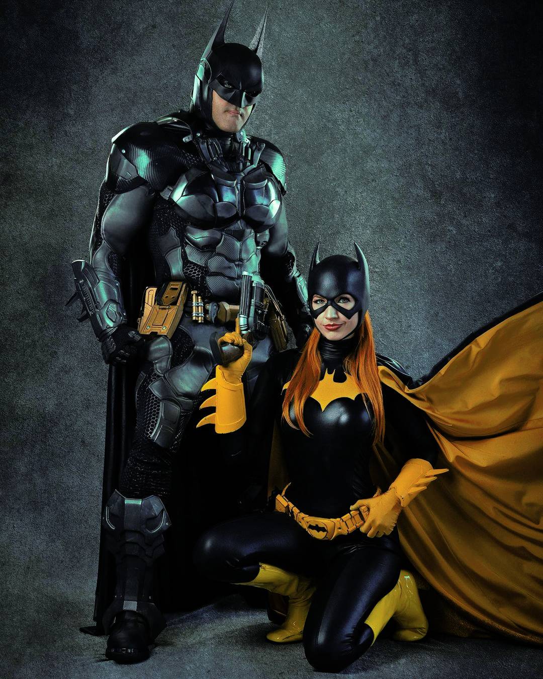 Batman By Saadleup Batgirl By Amanda Lynne Scrolller