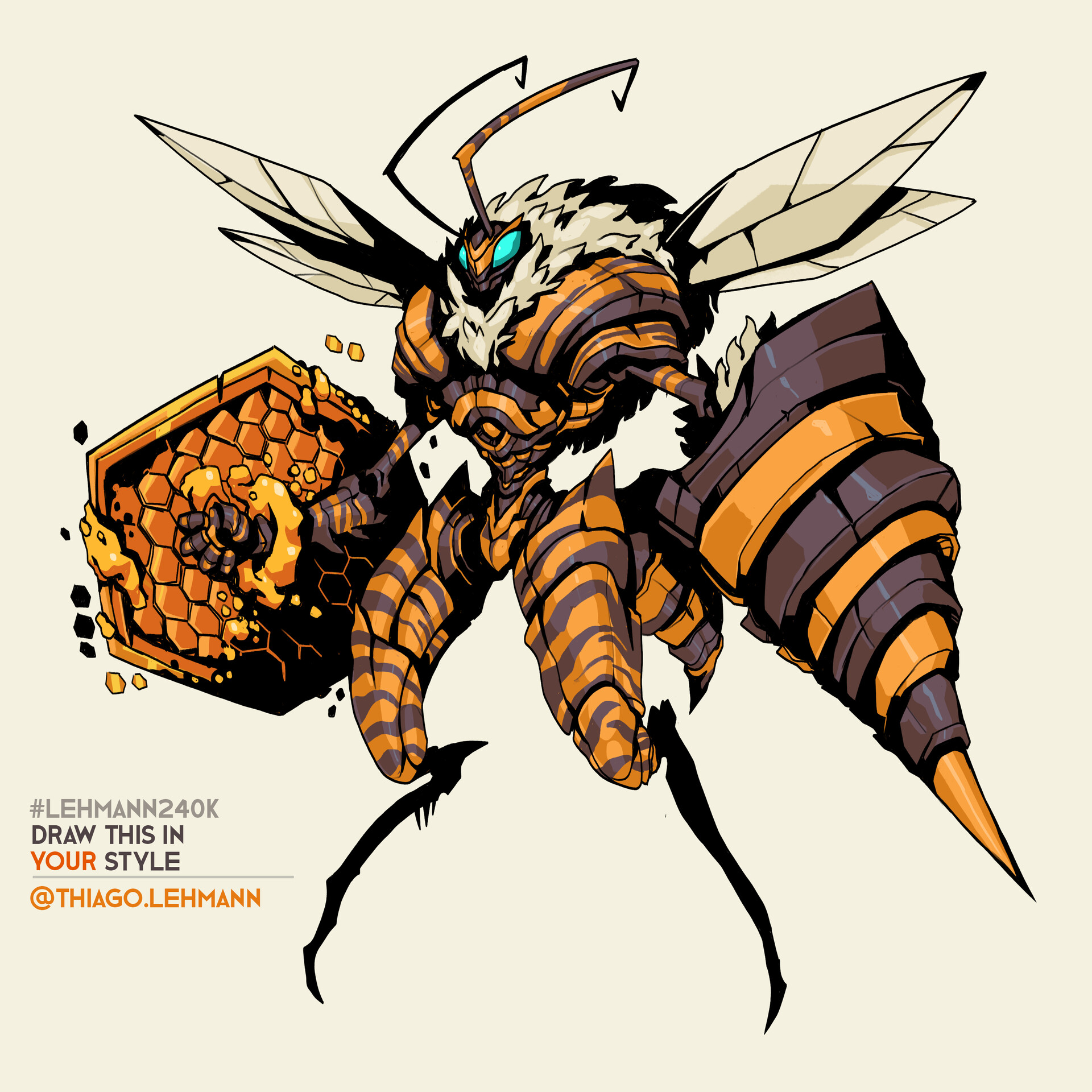 Bee Knight by Thiago Lehmann | Scrolller