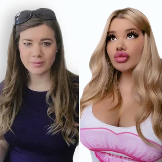 Before/after Bimbofication | Scrolller