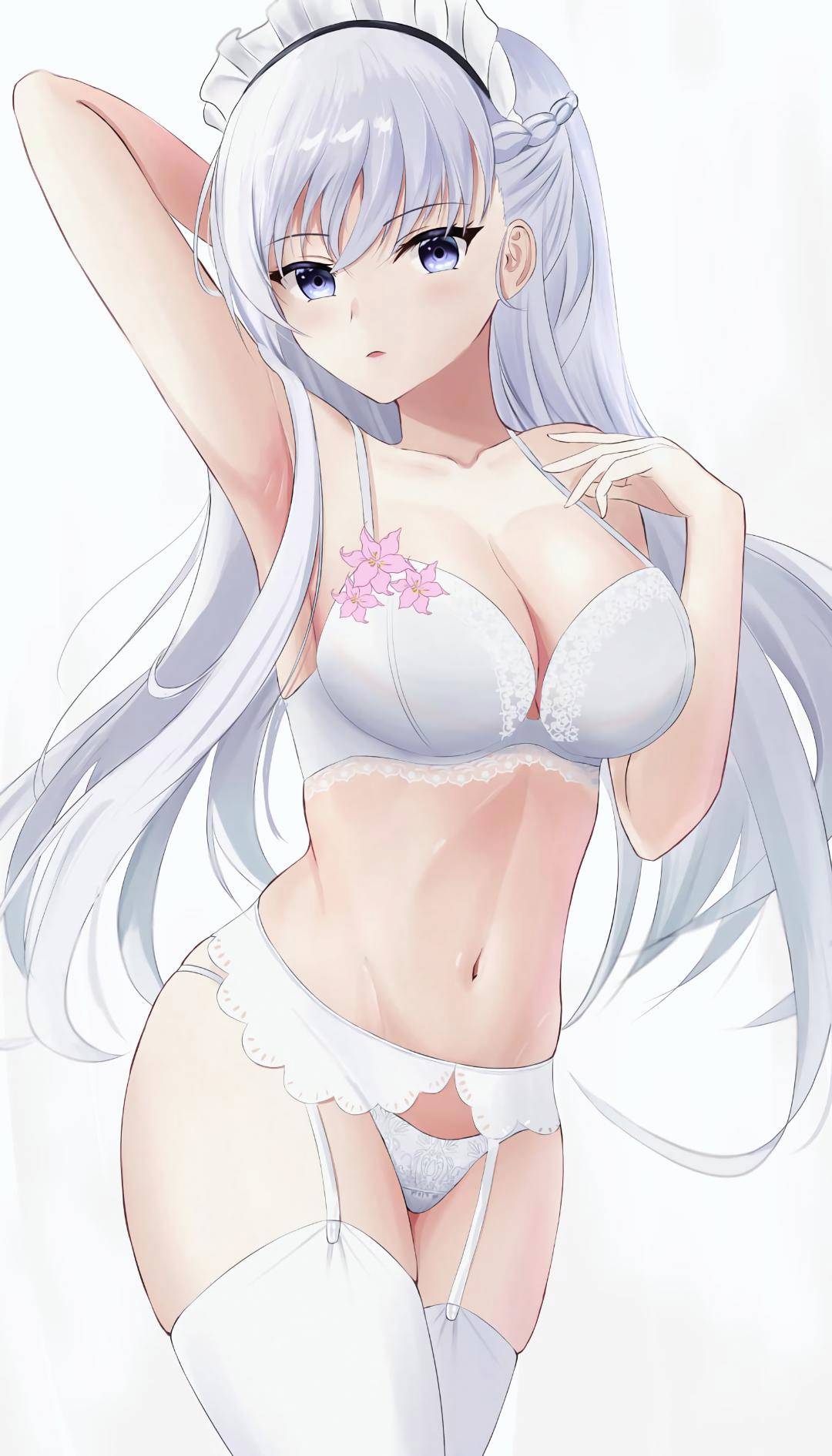 Belfast in white panties (warabi_ymmt) | Scrolller