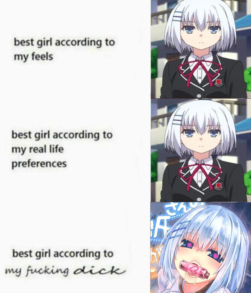 Best Girl according to all venues of logic | Scrolller