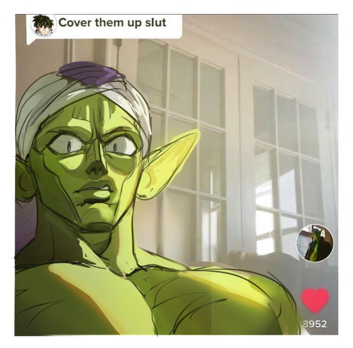 big titty piccolo 😳 | Scrolller