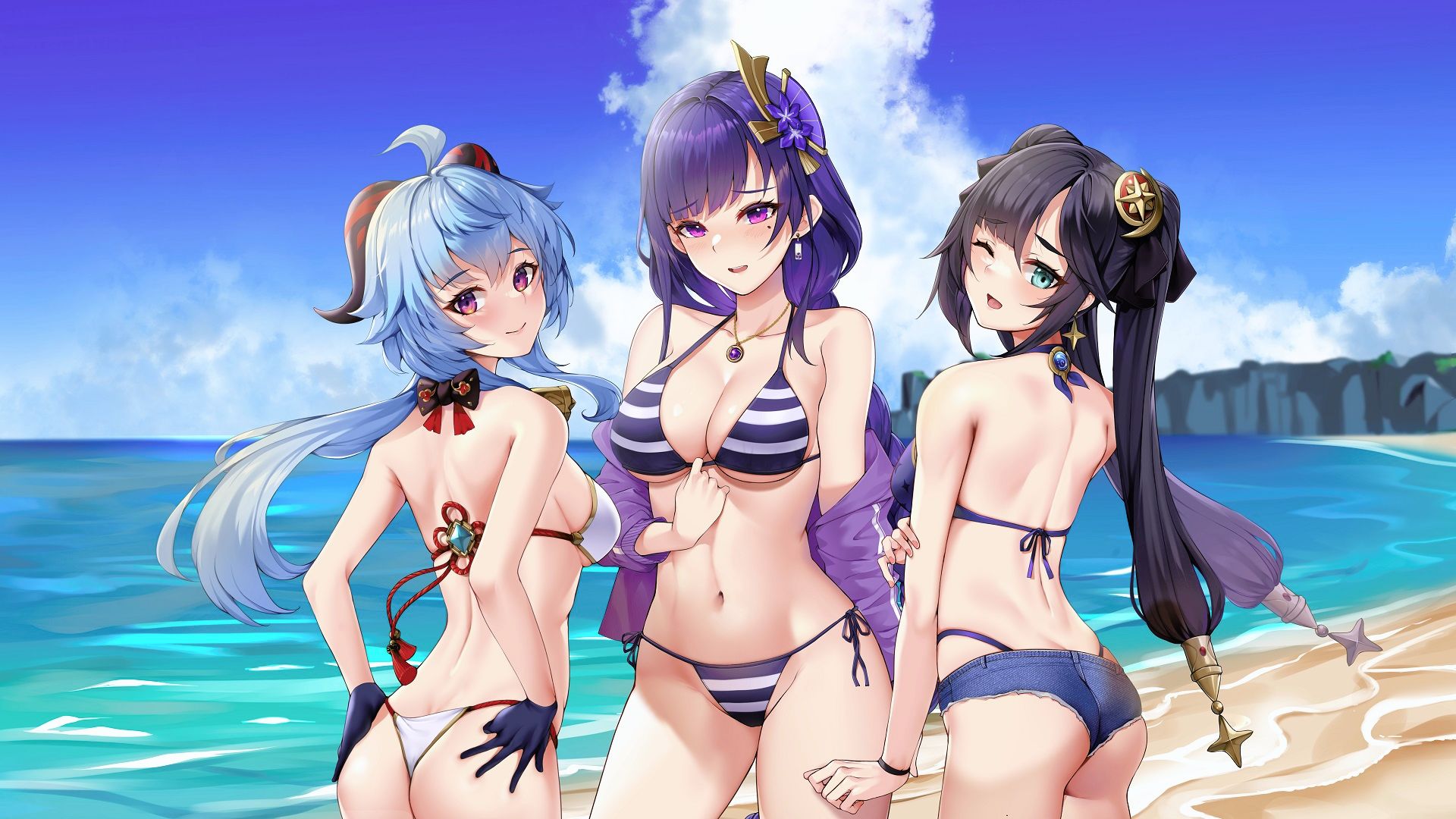 Bikini Trio [Genshin Impact] | Scrolller