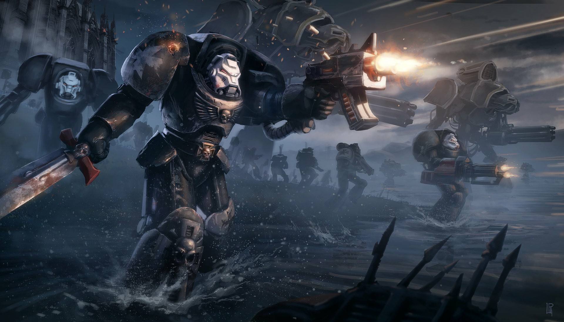 Black Templars Terminator Tribute by Pierre Loyvet | Scrolller