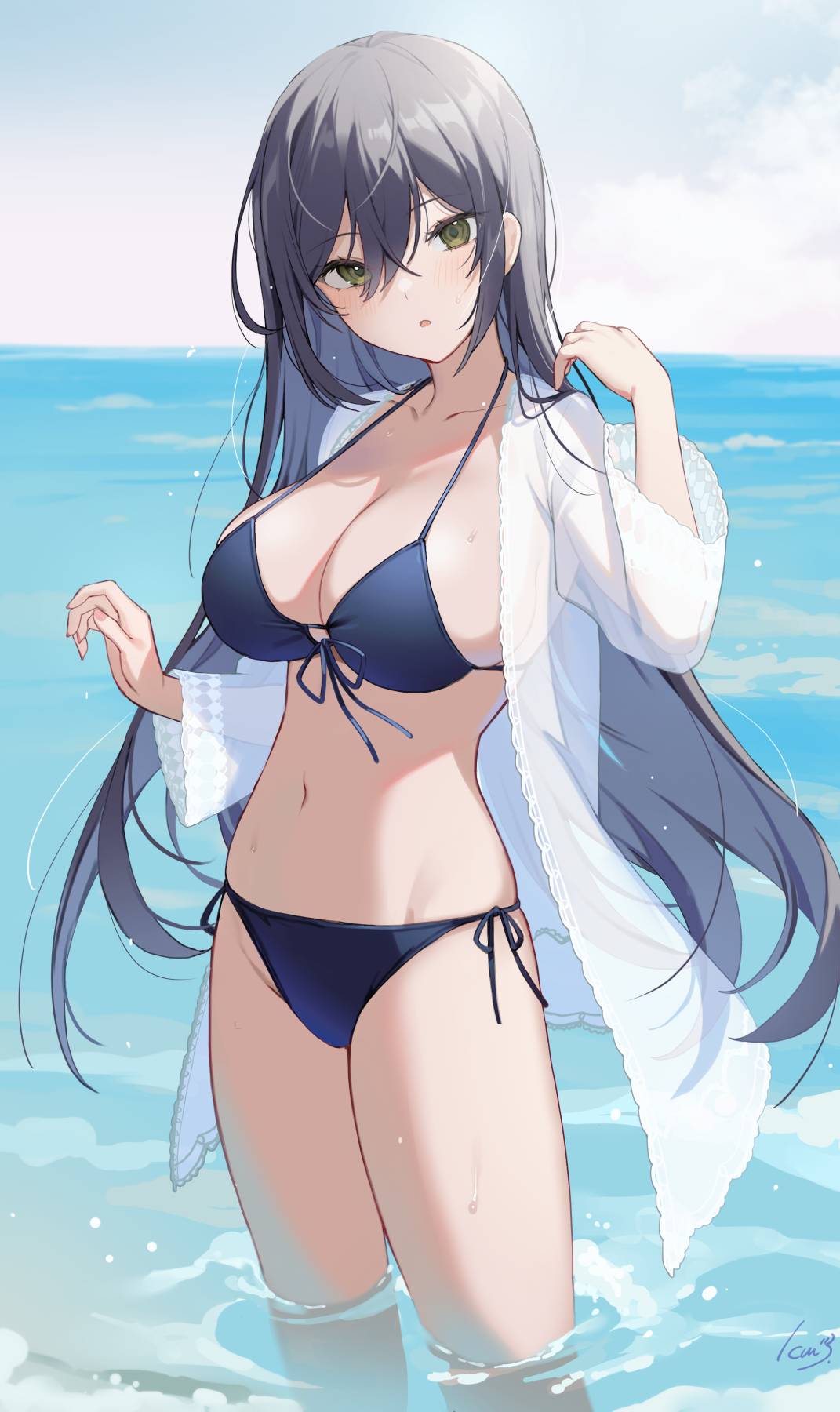 Blue bikini [Artist's Original] | Scrolller