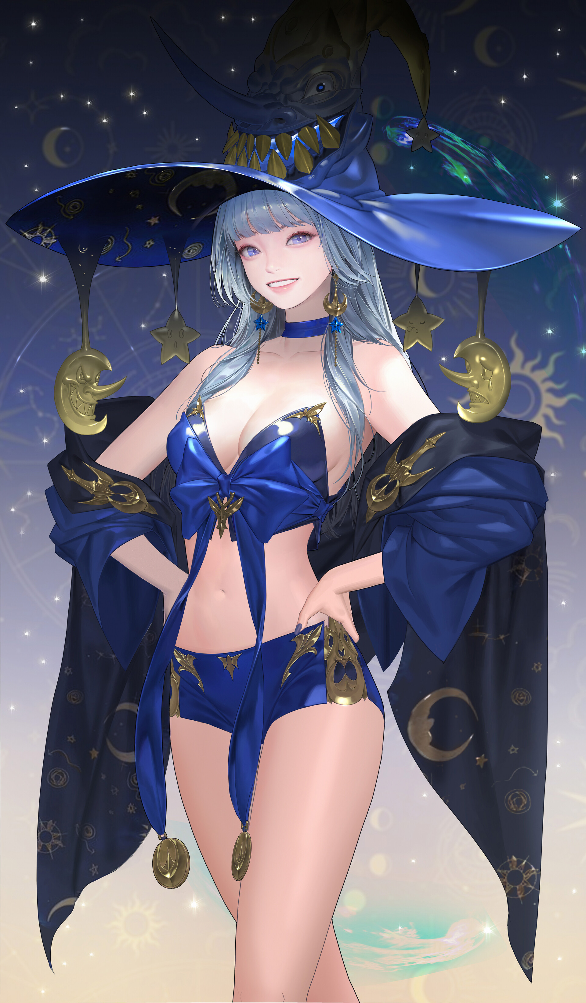 Blue Moon Witch. by Daeho Cha | Scrolller
