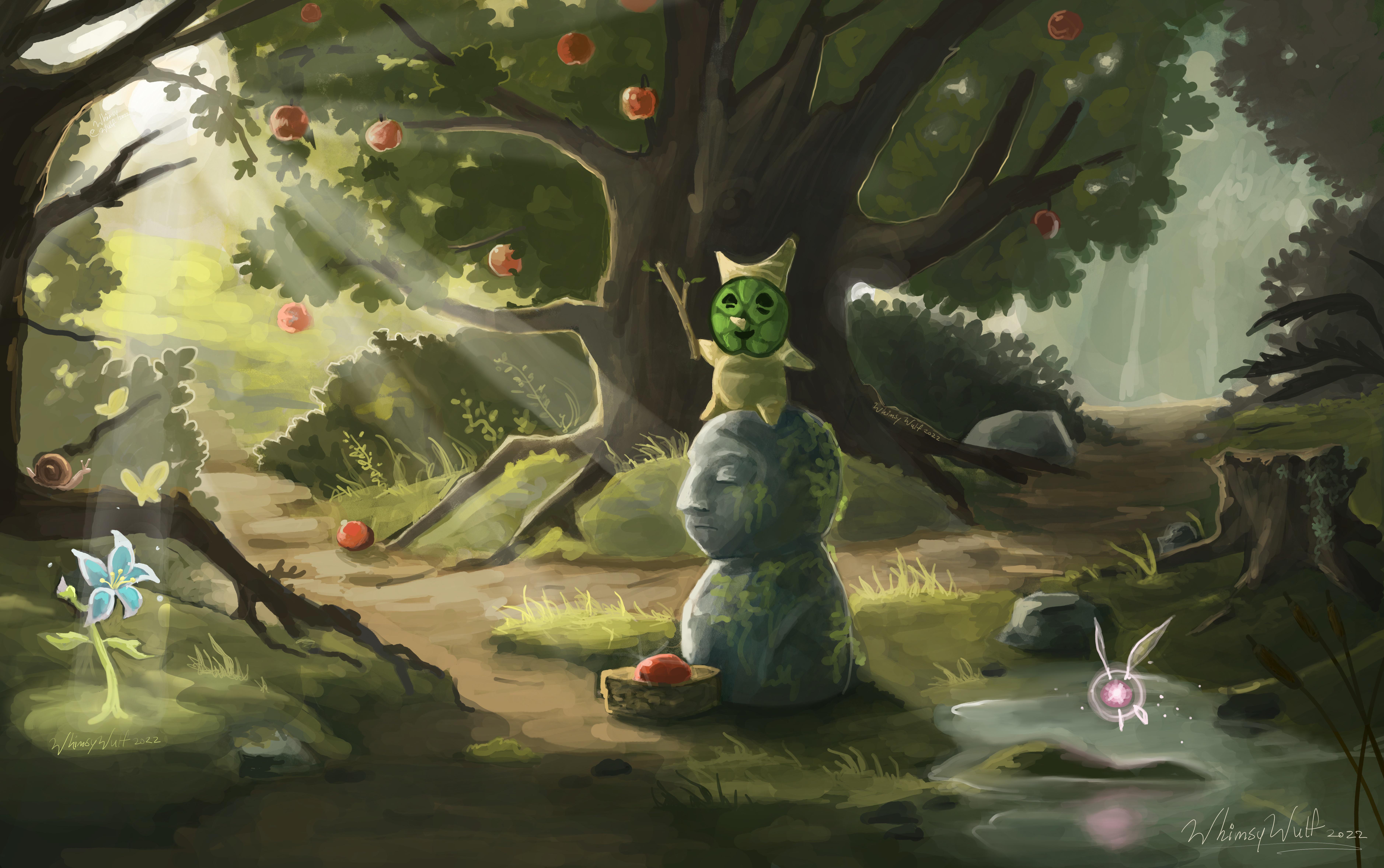[BOTW][OC] Korok and Apple Offering | Scrolller