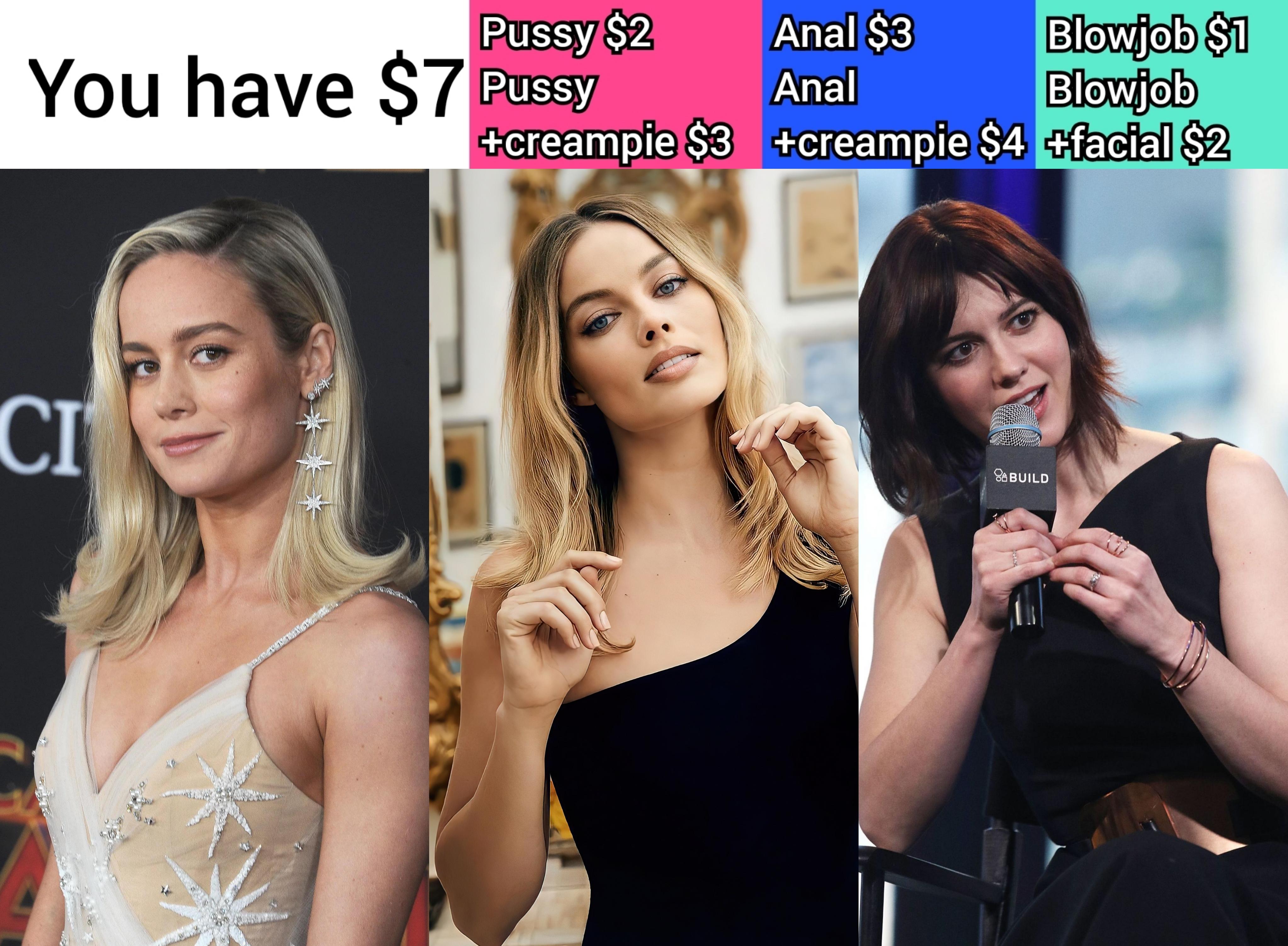 Brie Larson, Margot Robbie & Mary Elizabeth Winstead. Choose your combinations! | Scrolller