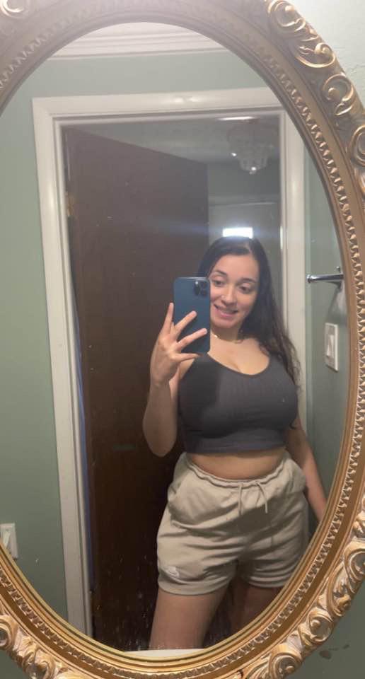 Busty in grey | Scrolller