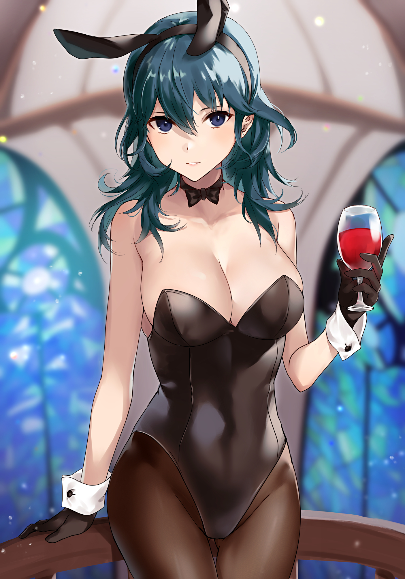 Byleth in bunny outfit (Nakajou-28) | Scrolller