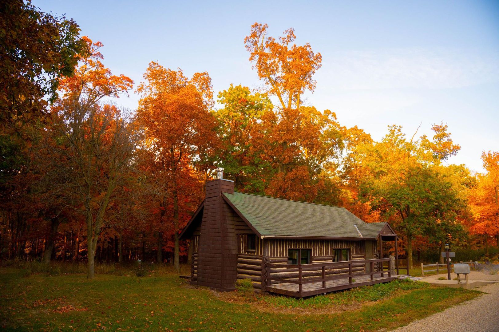 Cabin from the 1930's on Lake Bloomington in Central Illinois. Originally part of the Boy Scout ...