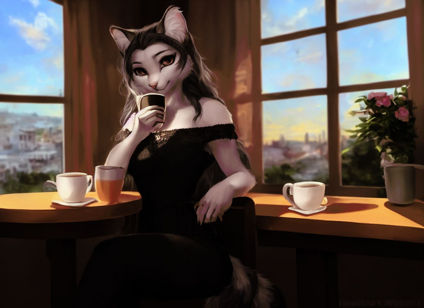 Cafe Kitty | Scrolller