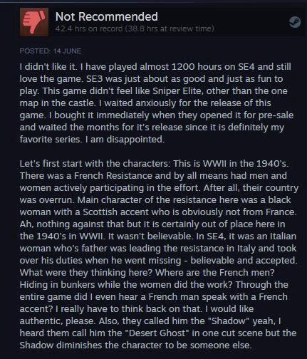 Cant believe that they made my favorite historically accurate game woke and unrealistic (sniper ...