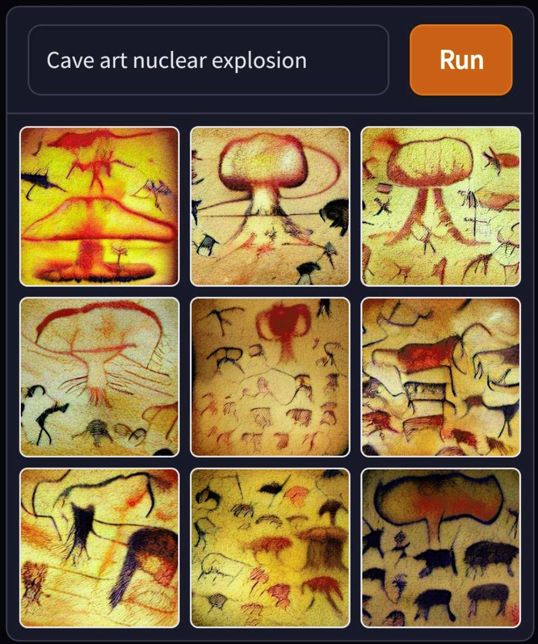 Cave Art Nuclear Explosion | Scrolller