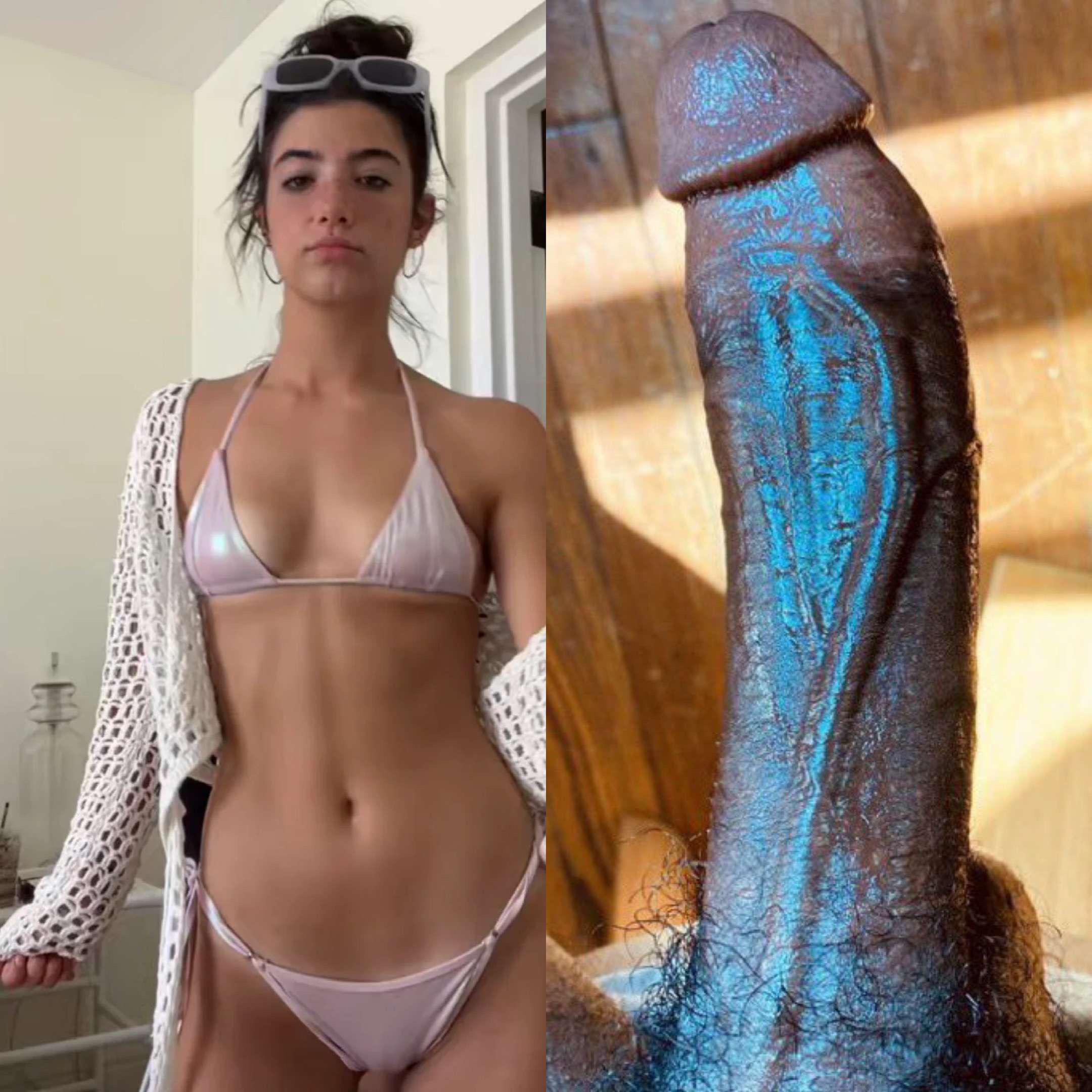 Charli Damelio Looks Amazing Next To A Bbc Scrolller