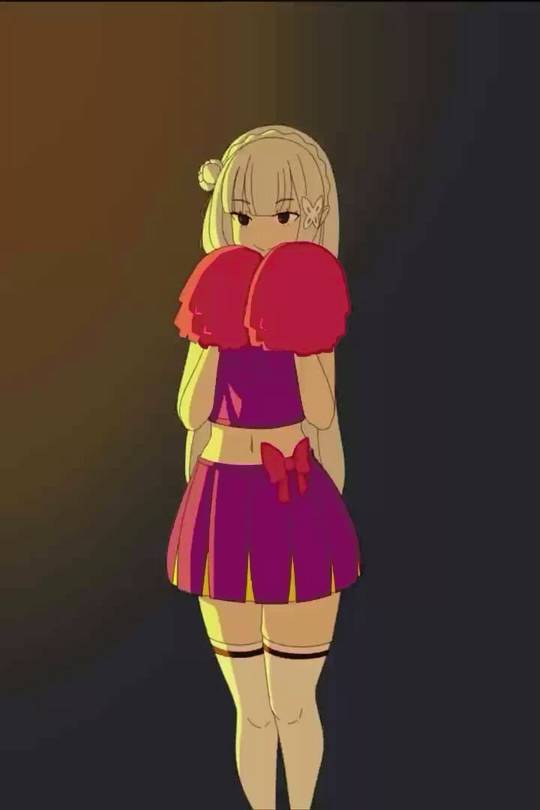 Cheerleader Emilia Scrolller