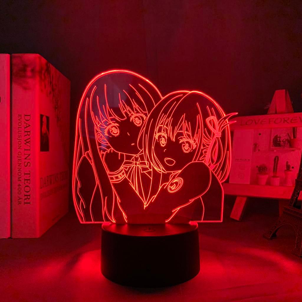 Chisato and Takina lamp | Scrolller
