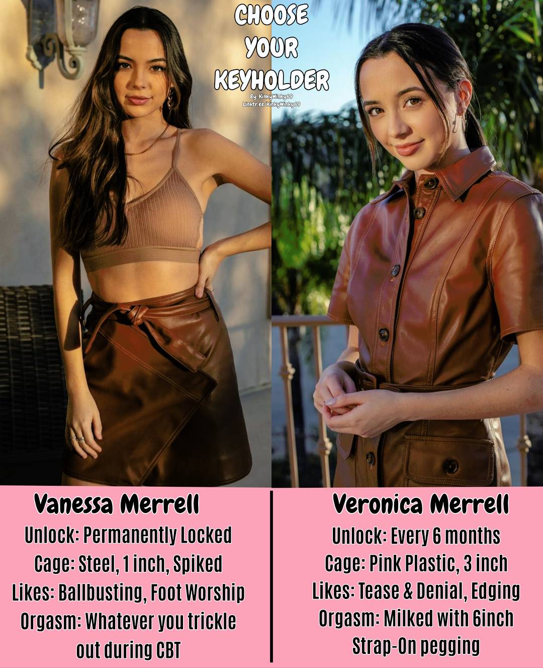 Choose Your Keyholder: Merrell Twins Edition 1 | Scrolller