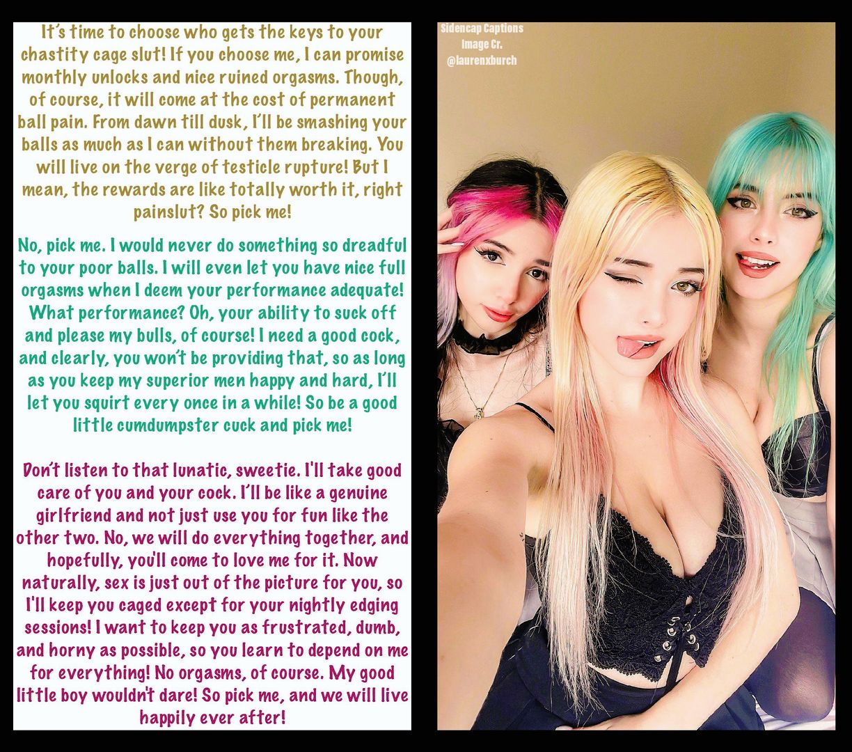 Choose Your Mistress | Scrolller