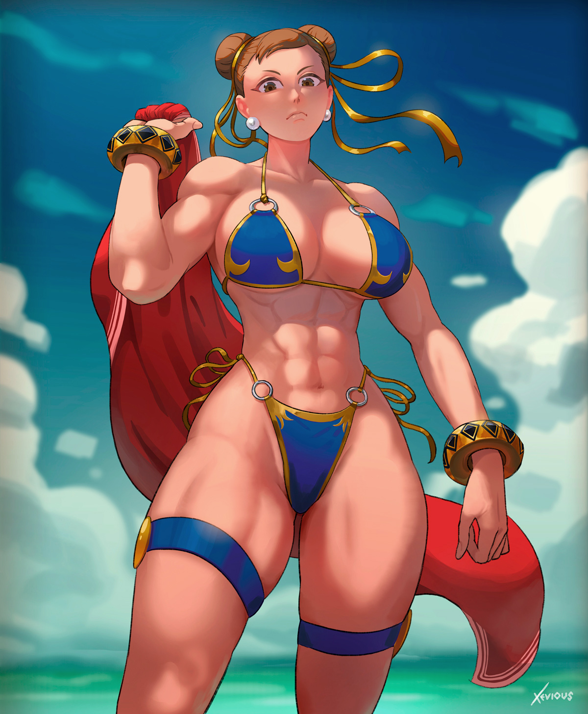 Chun-Li (Xevious) [Street Fighter] | Scrolller